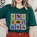 Postage Stamps T-shirt, Postal Stamp Shirt, Floral Stamps, Letter Shirt ...