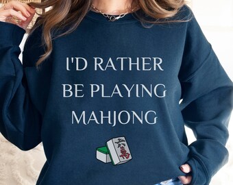 Mahjong Character Mah Jongg Sweatshirt, Mahjong Gift, Mah Jongg Sweater ...