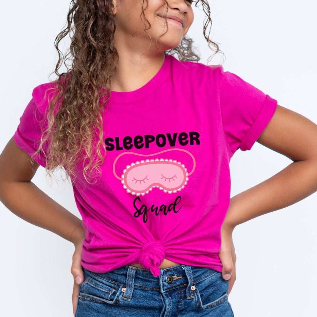 Sleepover Squad Shirts , Girls Birthday Party Shirts , Slumber Party T ...