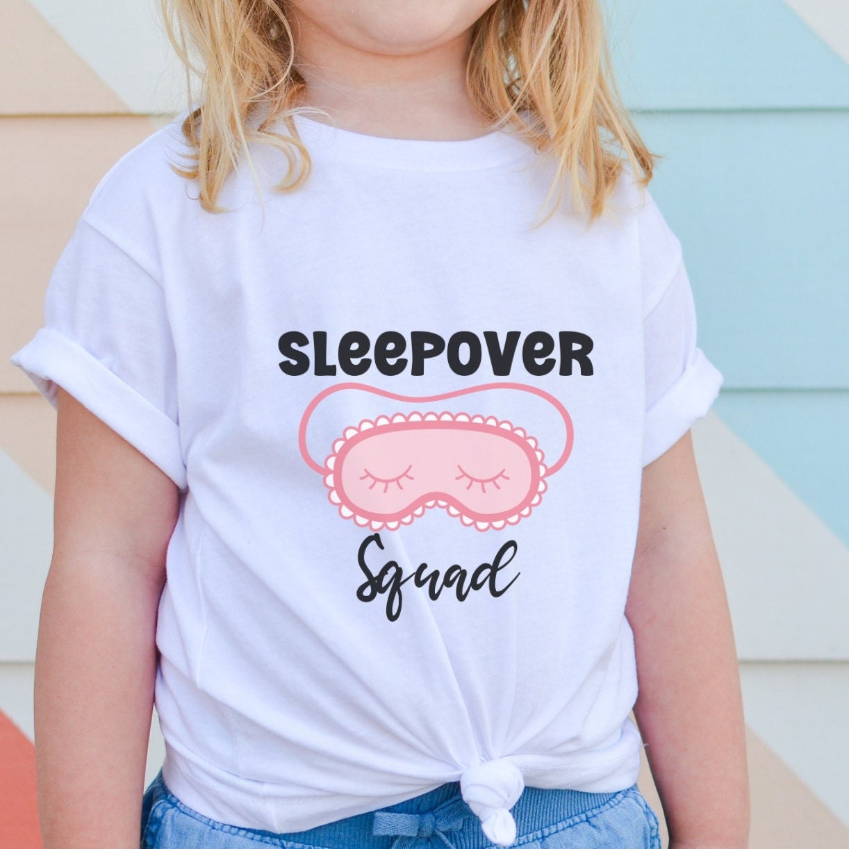 Sleepover Squad Shirts , Girls Birthday Party Shirts , Slumber Party T ...