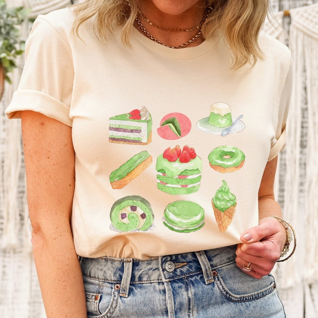 Matcha Shirt, Cottagecore Tee, Tea Lover Gift, Aesthetic Clothing ...