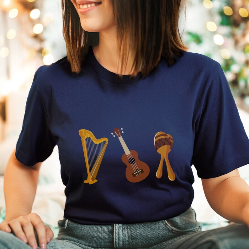 Venezuela T-shirt, Arpa Cuatro Y Maracas Shirt, Instrument Shirt, Latin ...