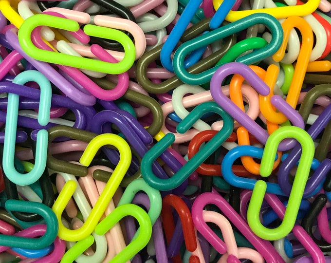 Approx 200 Mini Plastic Links 44g - Etsy