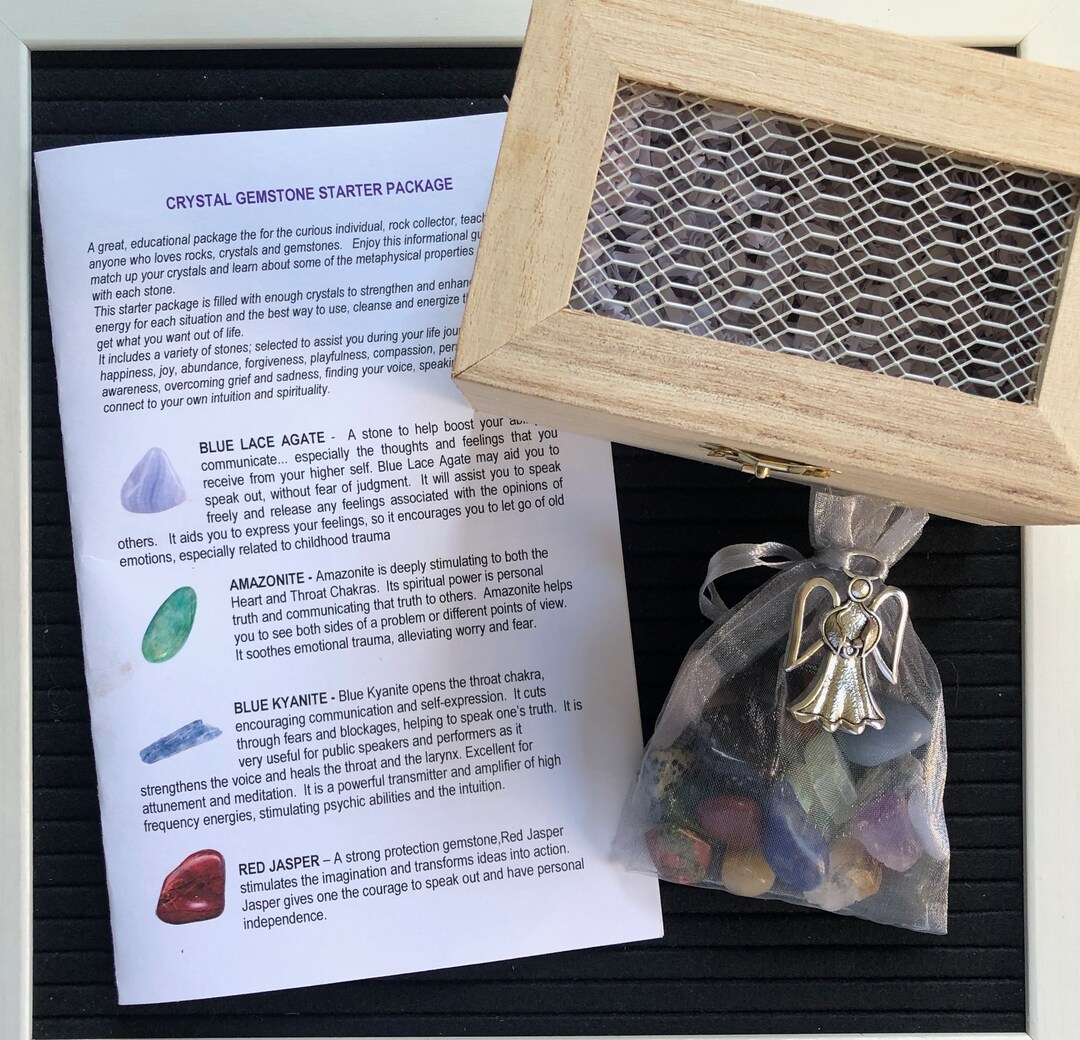 20-piece Crystal Gemstone Starter Package - Etsy
