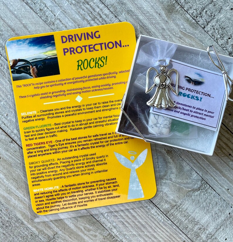 Crystals for DRIVING PROTECTION | Etsy