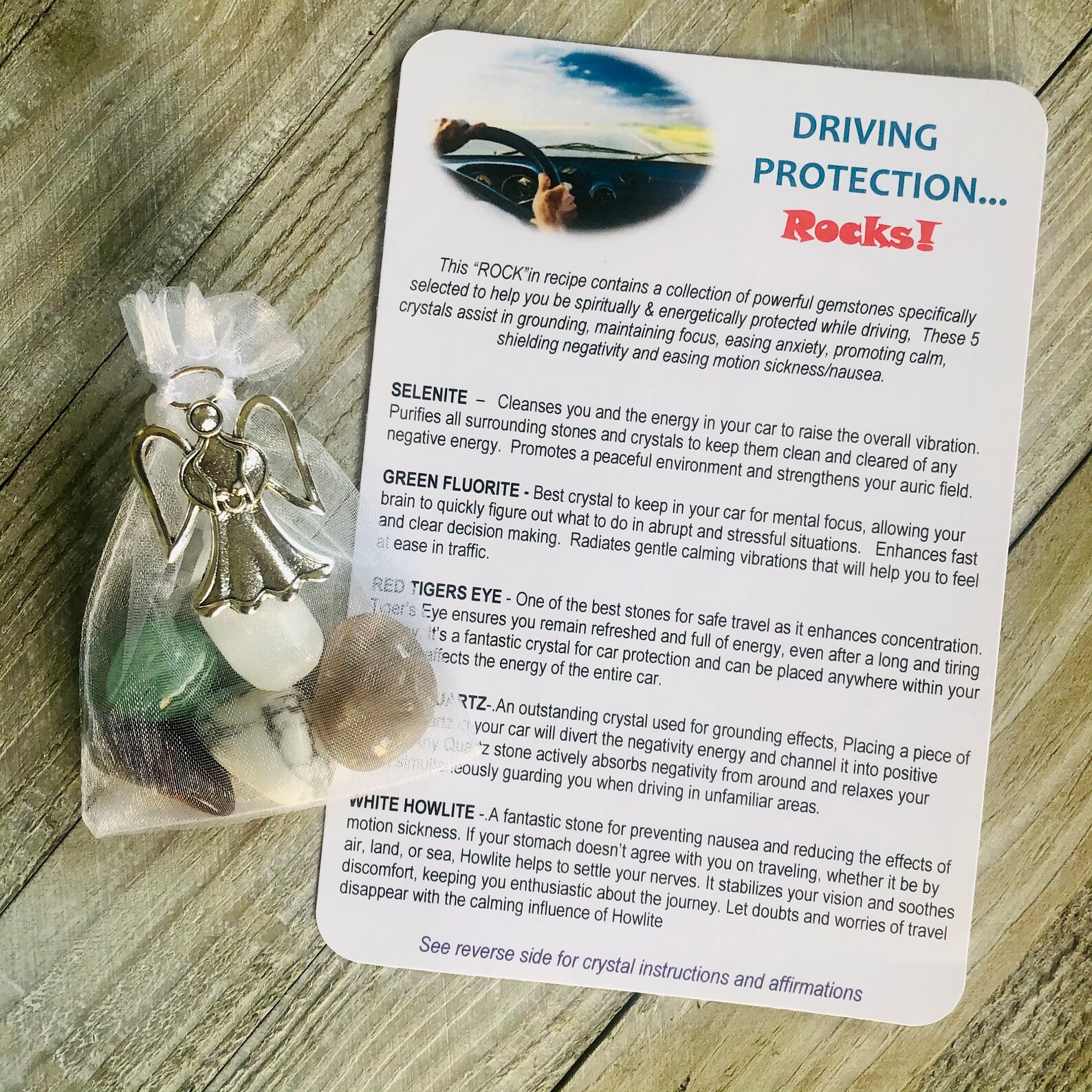 Crystals for DRIVING PROTECTION | Etsy