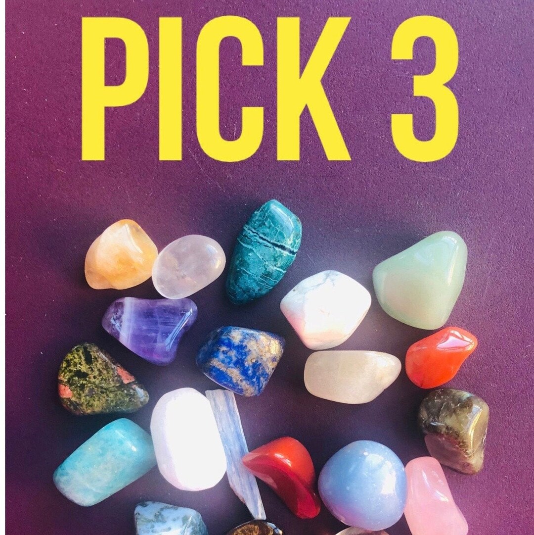The Power of 3 Choose 3 Crystals - Etsy