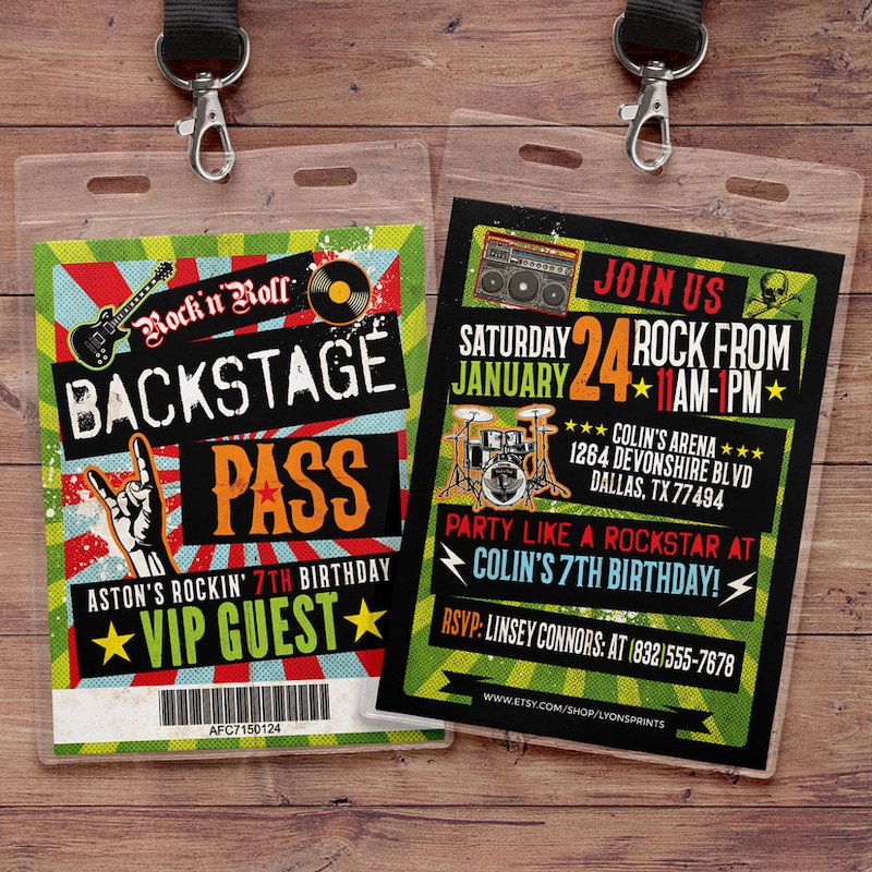 Backstage Passes - Etsy