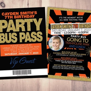 VIP PASS, Limo Pass, Birthday Party, 21st Birthday, Backstage Pass ...