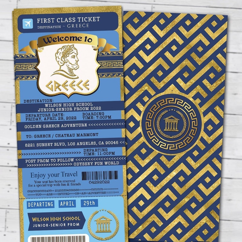 Prom Ticket - Etsy