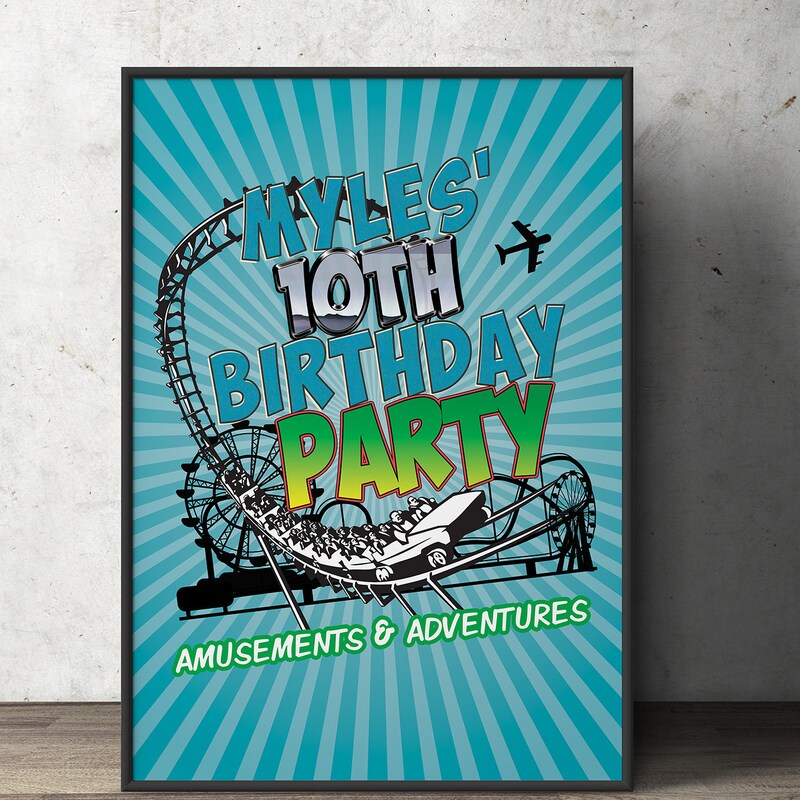 Amusement Park Signs - Etsy