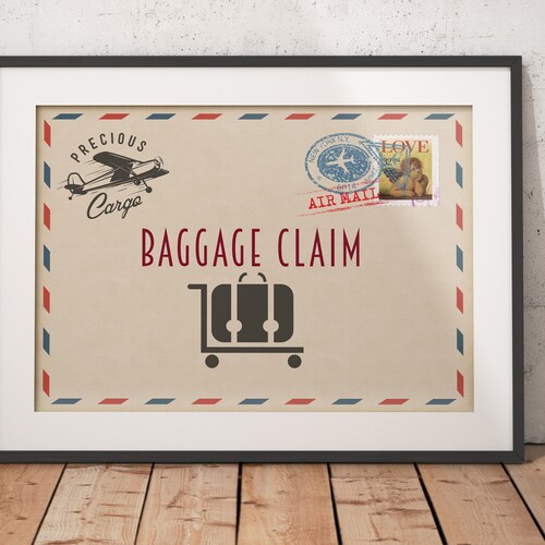 Precious Cargo Table Signs Baby Shower Baby Shower Vintage - Etsy