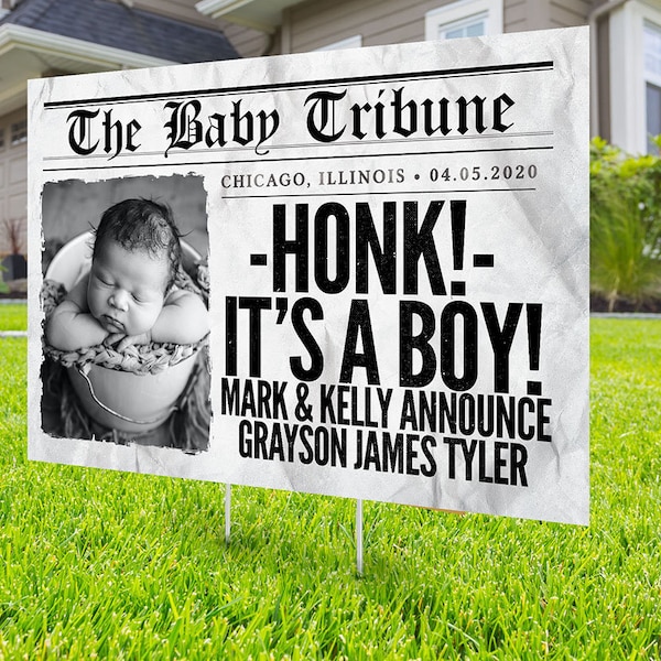 Baby Yard Sign - Etsy