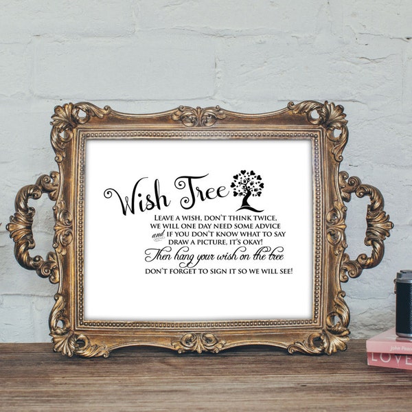 Wishing Tree Sign - Etsy UK