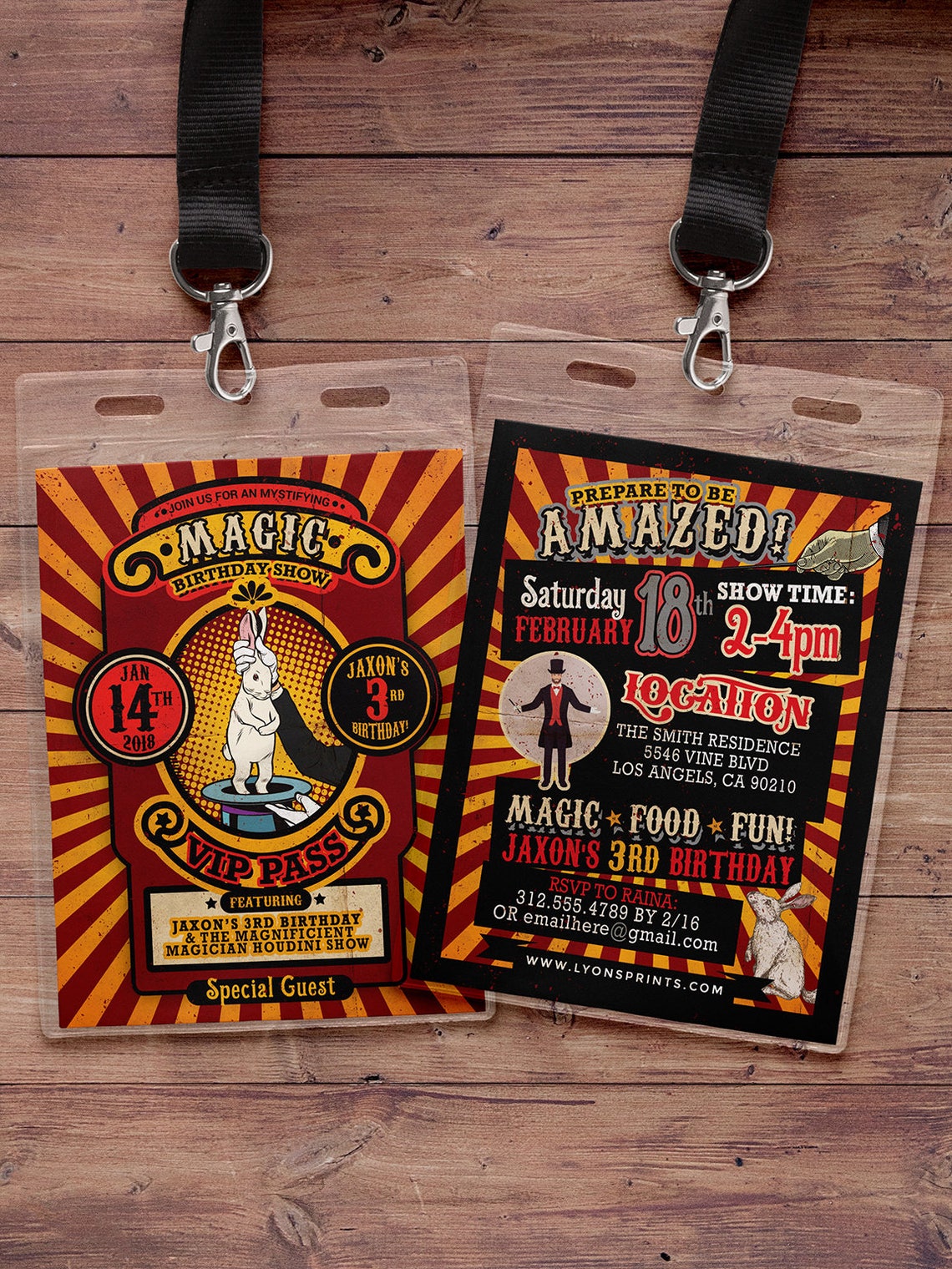 Magic Party Invitation Magic Birthday Invitation Magician Invitation ...