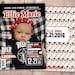 Rock Star Magazine Theme Birth Announcement, Baby Boy, Rockstar, Baby ...