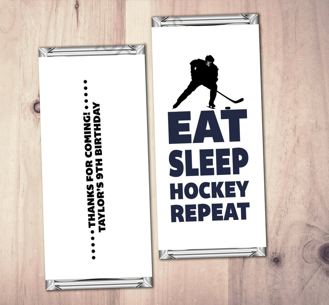 Personalized Hockey Candy Wrapper, Hockey Gifts, Team Gift, Hockey ...