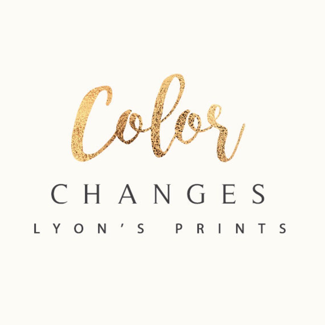 Add on _ Custom Color Change - Etsy