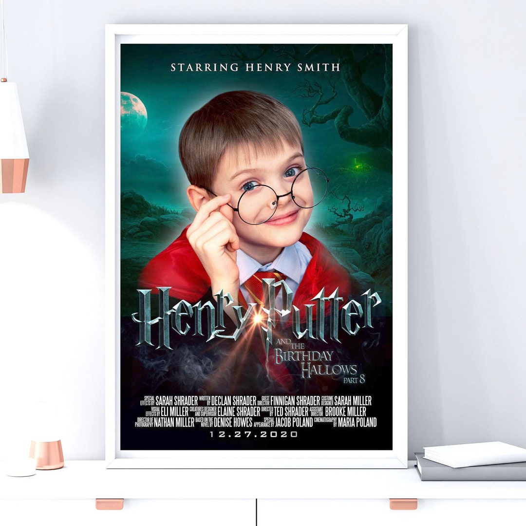 Customized Movie Poster, Digital File Only, Personalized Poster, Custom ...