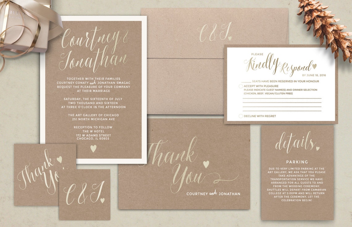 Floral Rustic BOHO Wedding Invitation Printable | Etsy