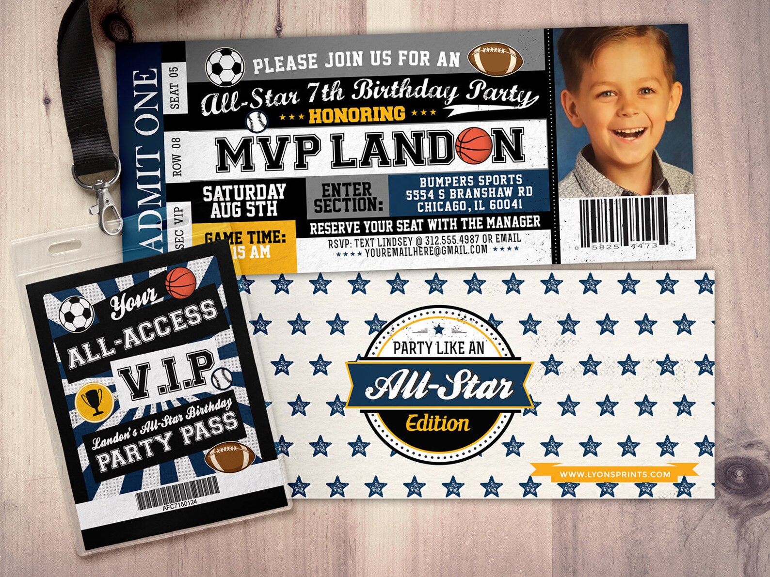 Vintage, All-star Invitation // Little Slugger Birthday // BIRTHDAY ...