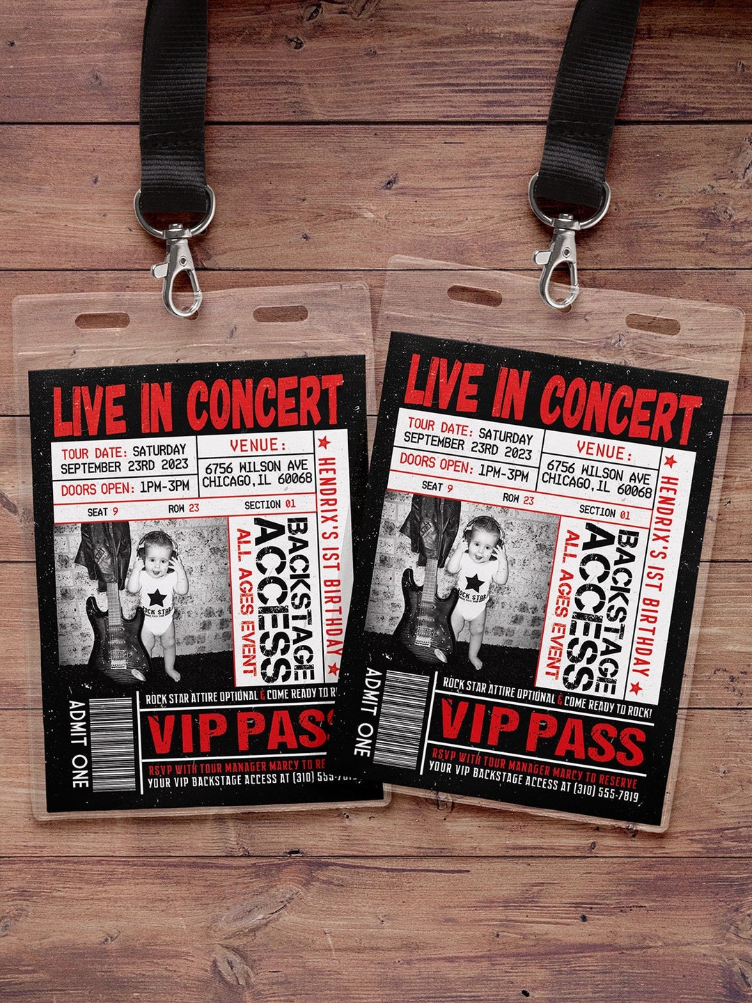 VIP Pass Invitation, Backstage Pass, VIP Invitation, Birthday Invite ...