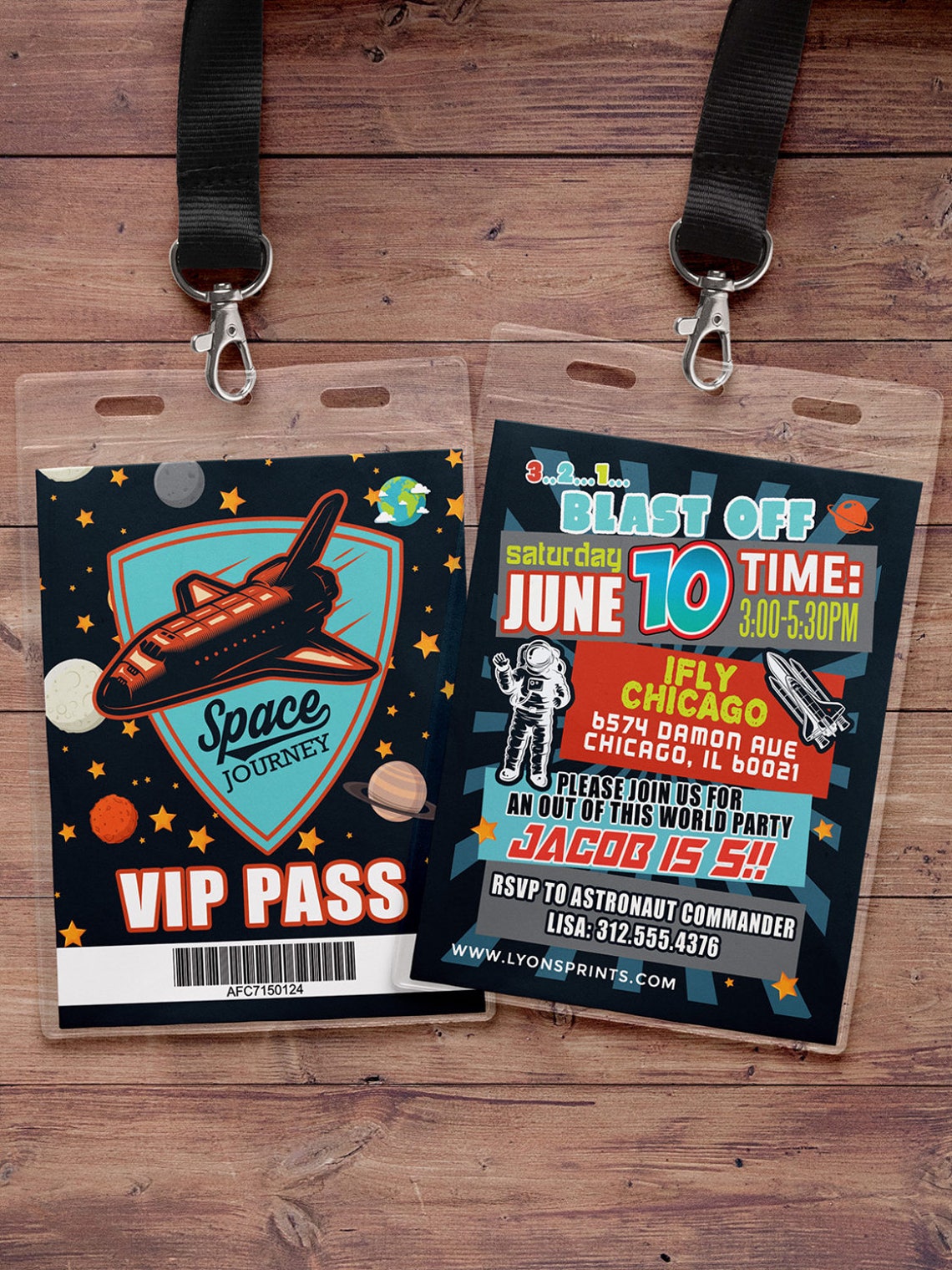VIP Pass, Outer Space Invitation, Solar System Invitation, Solar System ...