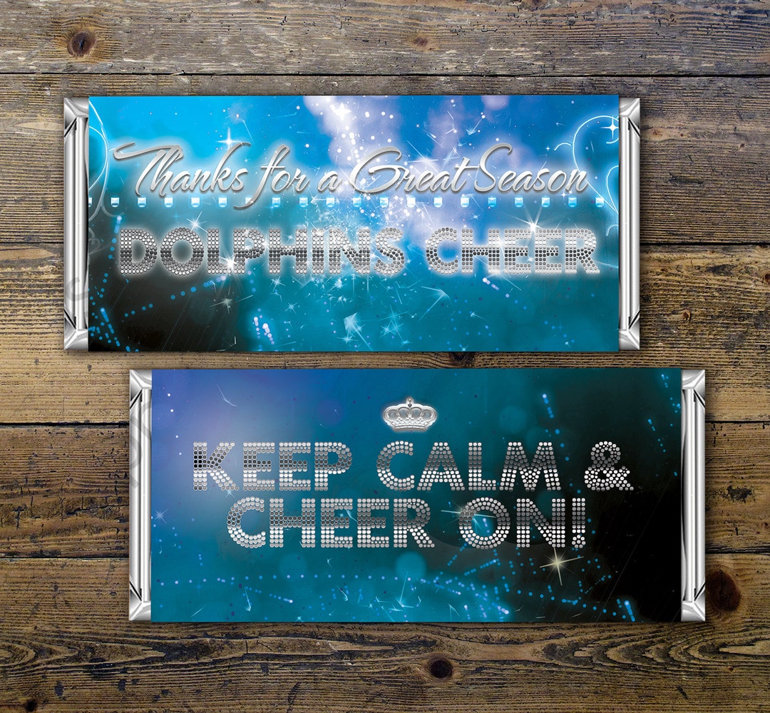 Personalized Cheerleading Candy Bar Wrapper – Printable Candy Bar ...