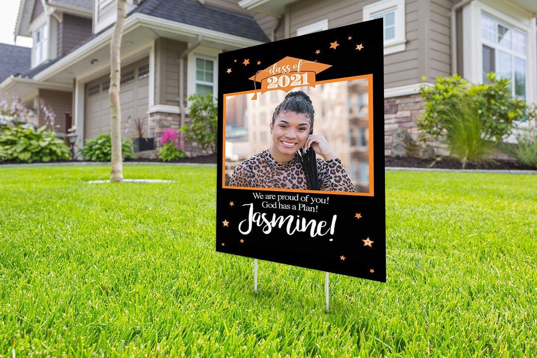 Class of 2022 Graduation, Digital File Only, Photo Yard Sign Design ...