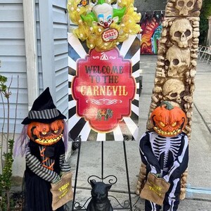 Circus Welcome Sign, Digital File Only, Carnevil Sign, Carnival Party ...