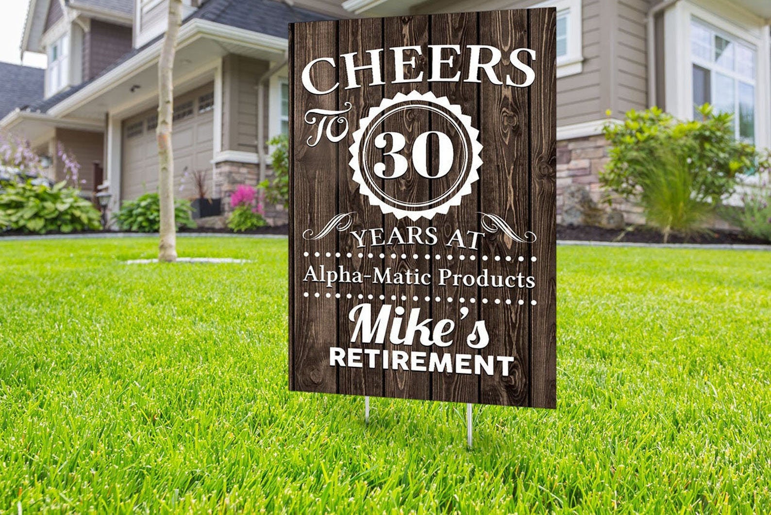 Retirement Yard Sign Design Digital File Only Retirement - Etsy