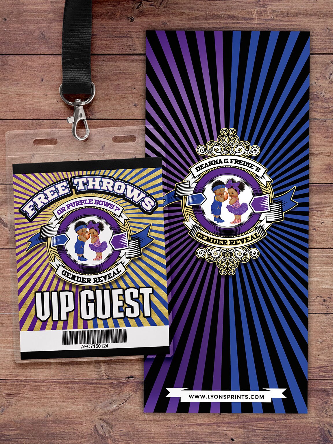 Free Throws or Pink Bows Invitation. PRINTABLE. Basketball or | Etsy