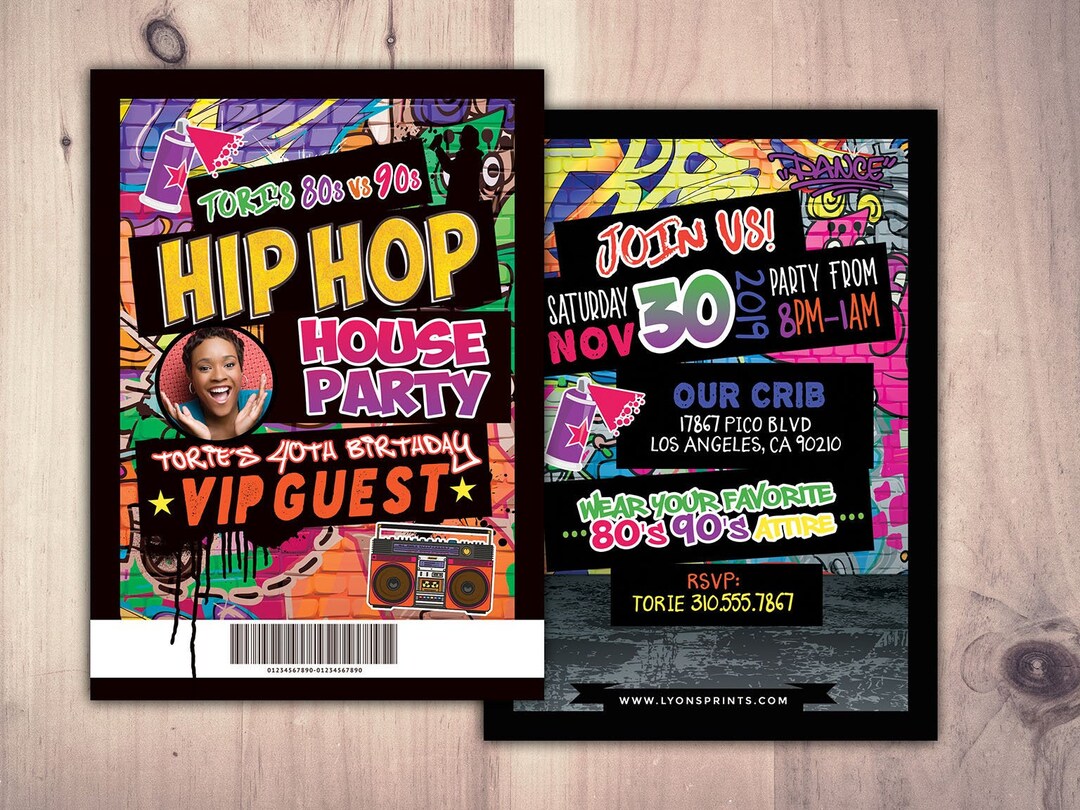 Hip Hop, Swagger, VIP PASS, Backstage Pass, Vip Invitation, Birthday ...