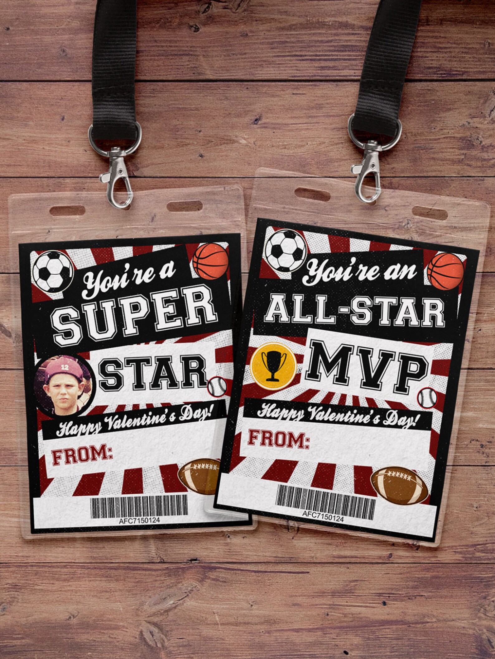 Valentine Cards for Kids- Kids Valentine Cards- All Star Valentine ...