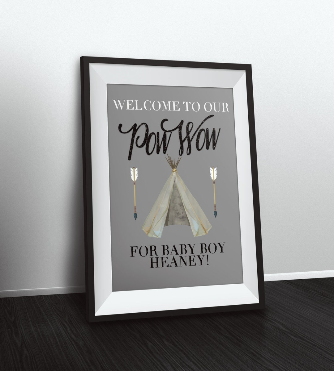 Welcome Sign, TEEPEE Baby Shower, Indian Baby Shower Poster, Baby ...