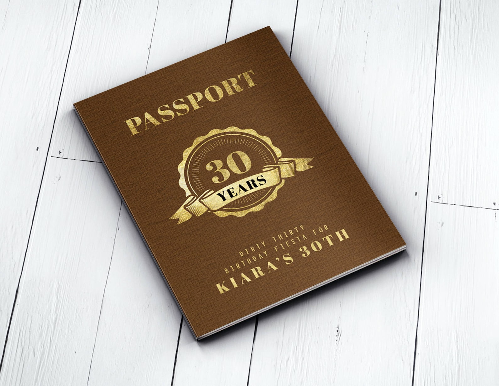 Passport and Ticket Birthday Invitation Travel Birthday Party - Etsy