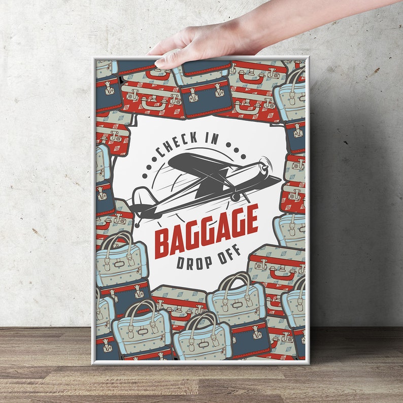 Precious Cargo Table Signs Baby Shower Vintage Airplane - Etsy