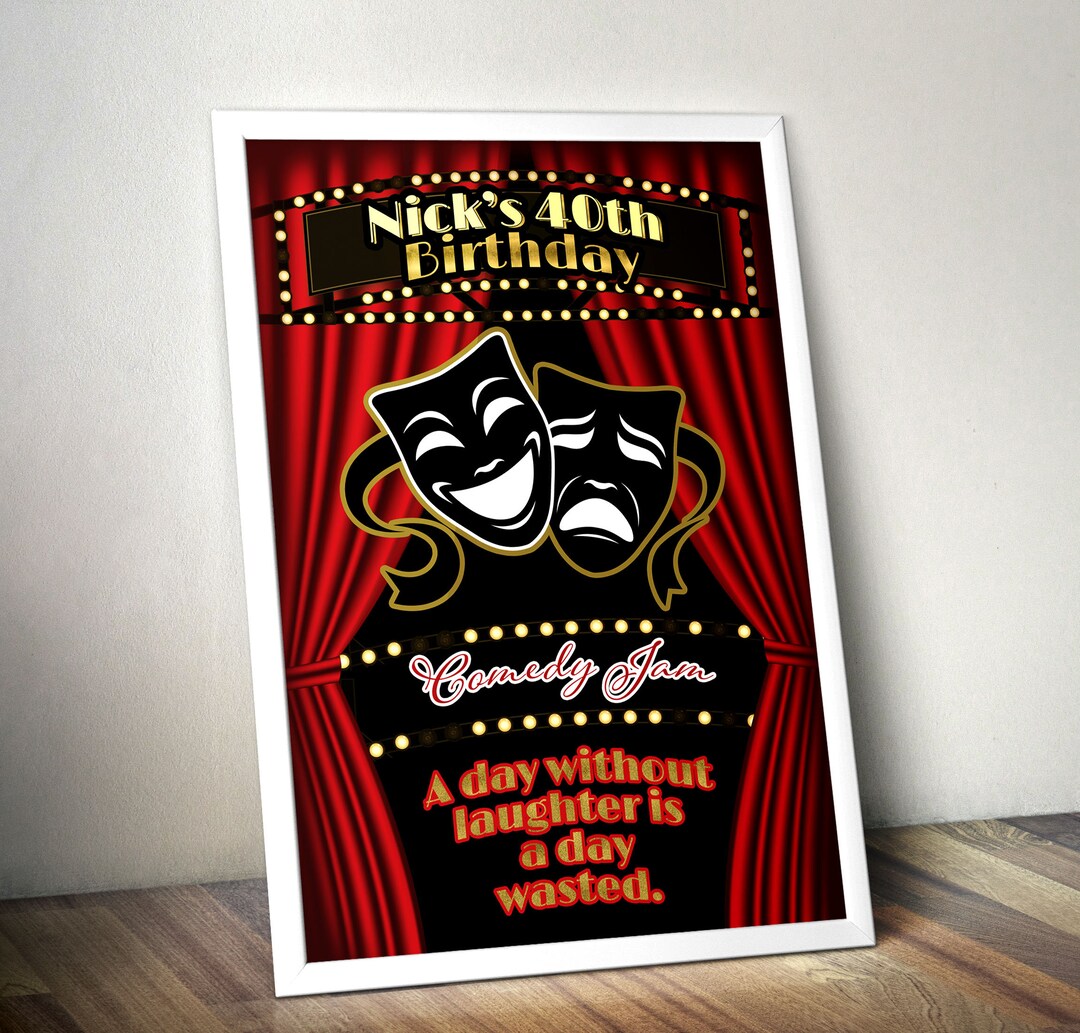 Comedy Club Party, Party Sign, Welcome Sign, Gatsby, Great Gatsby ...