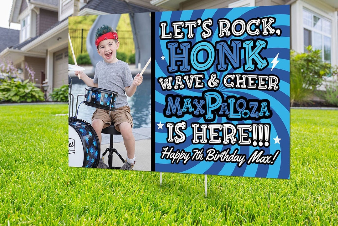 Drive by Birthday Parade, Digital File Only, Yard Sign, Social ...