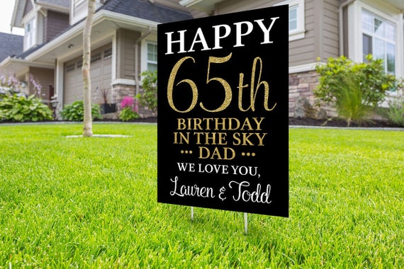 Any Ageyard Sign Funeral Sign Design Digital File Only | Etsy