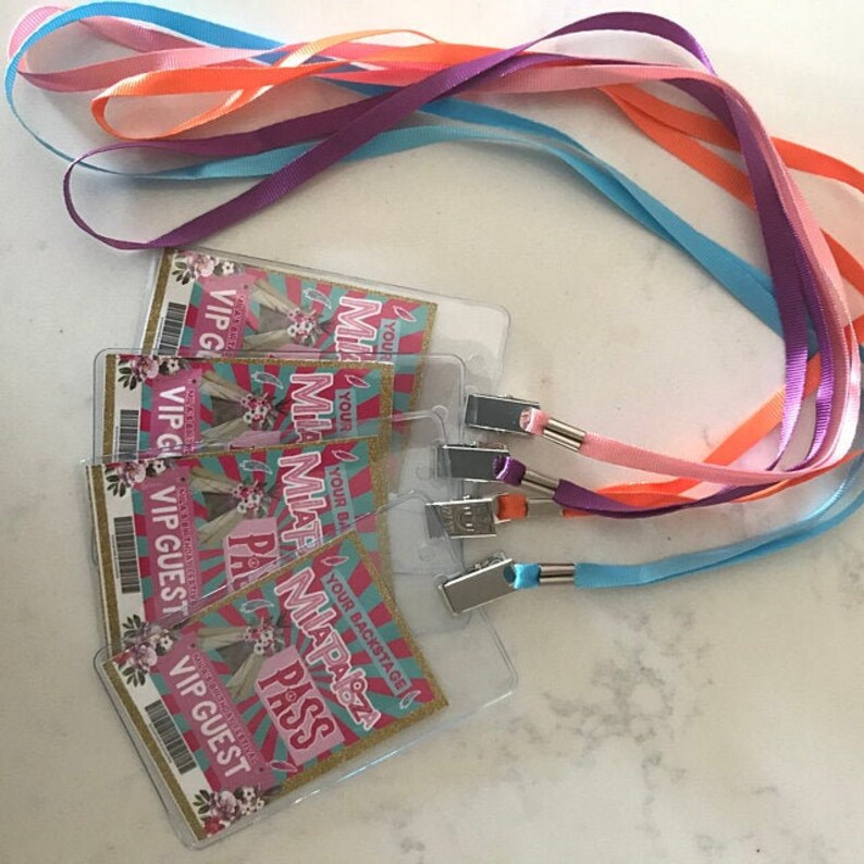 Rock Star VIP PASS Backstage Pass Vip Invitation Birthday | Etsy