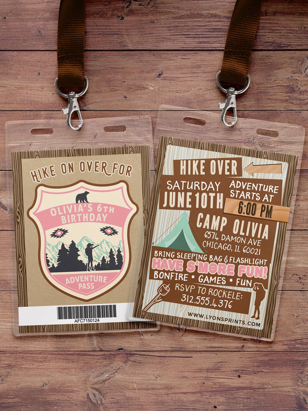 Camping Invitation, Camping Party Birthday Invitation, Summer Camping ...