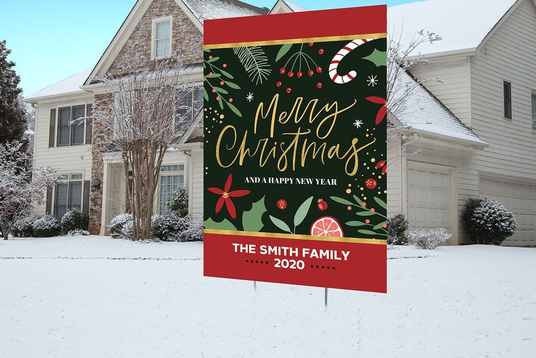 Christmas Lawn Sign Design Digital File Only Christmas Yard - Etsy