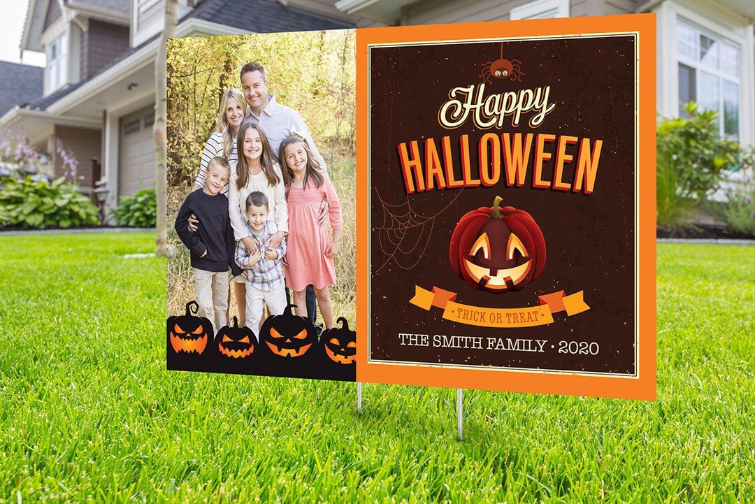 Halloween Yard Sign Design, Digital File Only, Happy Halloween Sign ...