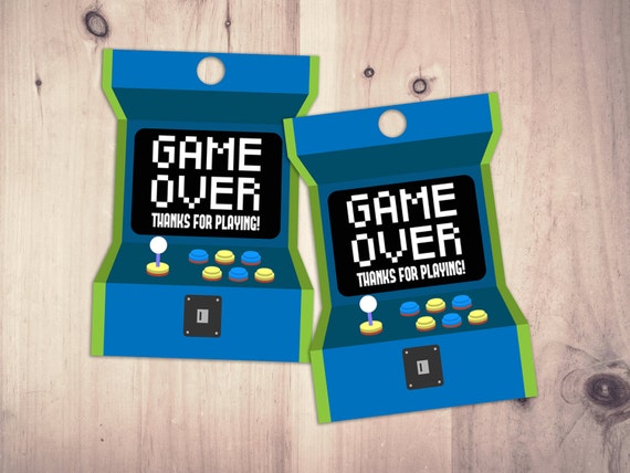 Video Game Tags | Game Truck Party | Video Game Party Favor | Game ...