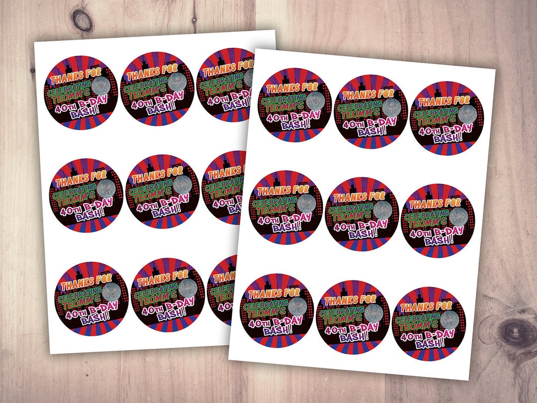 Digital File, Sticker, Label, Hip Hop, Fresh Prince, Disco Ball ...
