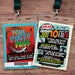 Amusement Park Party, Super Hero Party Invitation, Boy Birthday ...