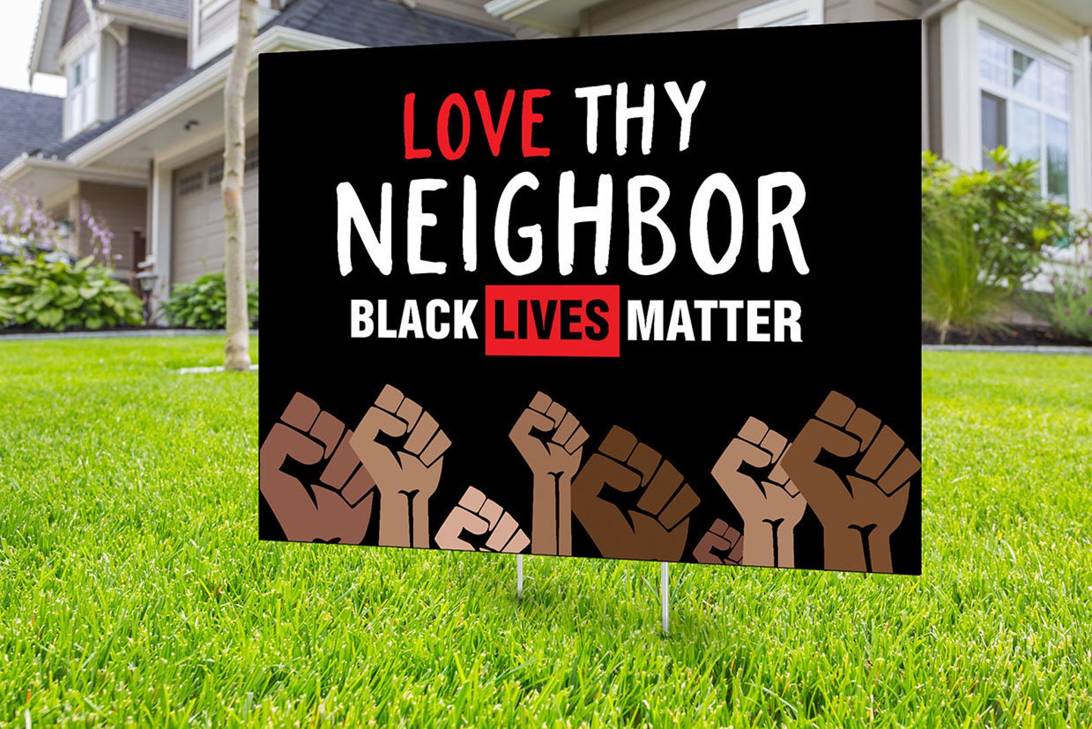 Black Lives Matter Yard Sign Design Digital File Only No - Etsy