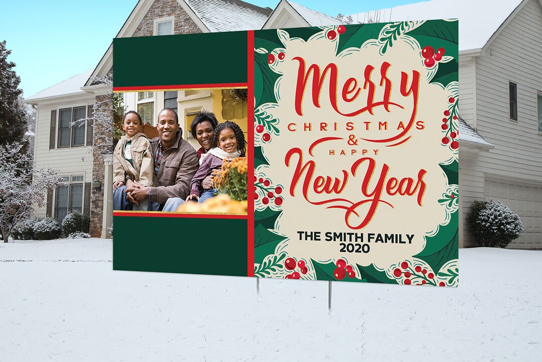 Christmas Lawn Sign Design, Digital File Only, Christmas Yard Sign ...