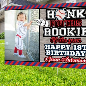 Baseball Birthday Yard Sign Design, Digital File Only, Yard Sign ...